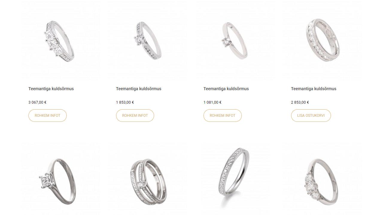 Goldtime – Magento 1 e-pood – Lumav Commerce