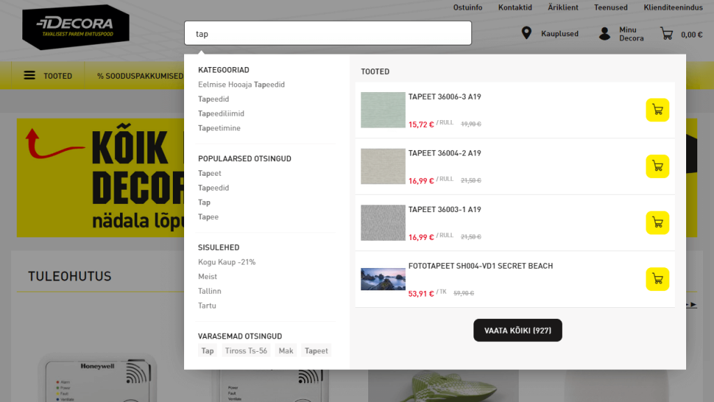 Decora – Magento Commerce 2 e-pood – Lumav Commerce