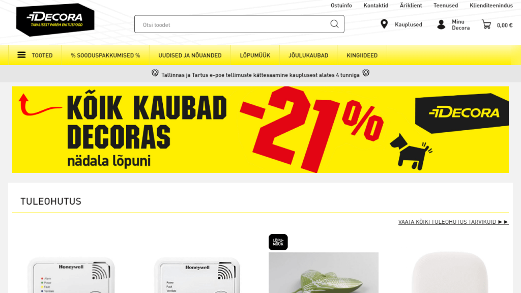 Decora – Magento Commerce 2 e-pood – Lumav Commerce