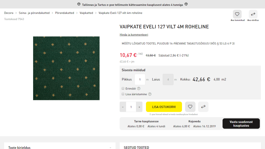 Decora – Magento Commerce 2 e-pood – Lumav Commerce